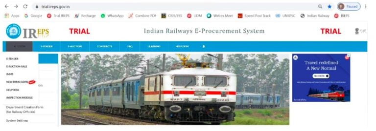 User Depot Module (UDM): Getting Started User Manual - Rail Ministry